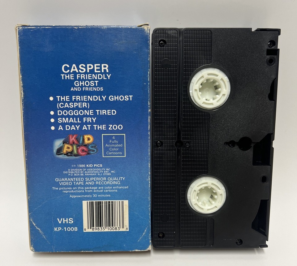 Vintage Casper And Friends VHS Tape Kids Pics | eBay