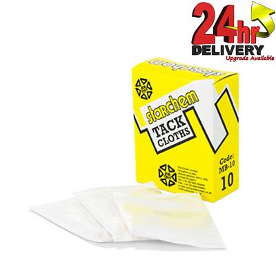 Starchem Pack Of 10 Tack Cloths Size: 18" / 45cm Non-Drying Resin | eBay UK
