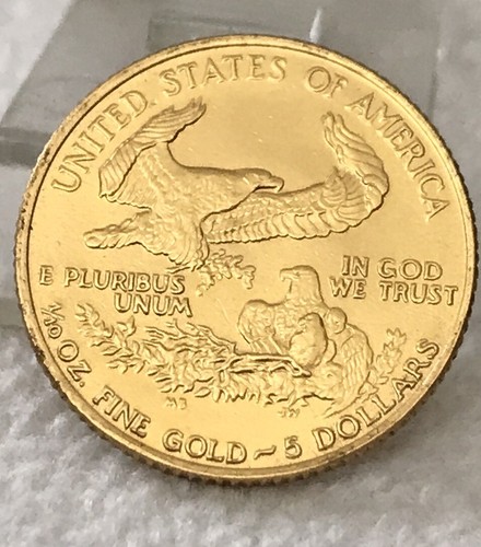 1987 $5 Dollar American Gold Eagle Liberty 1/10 Oz Gold Bullion Coin | eBay