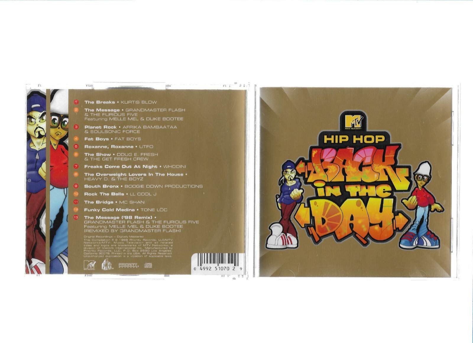 MTV Presents: Hip Hop Back in the Day / Various by Various Artists (CD ...