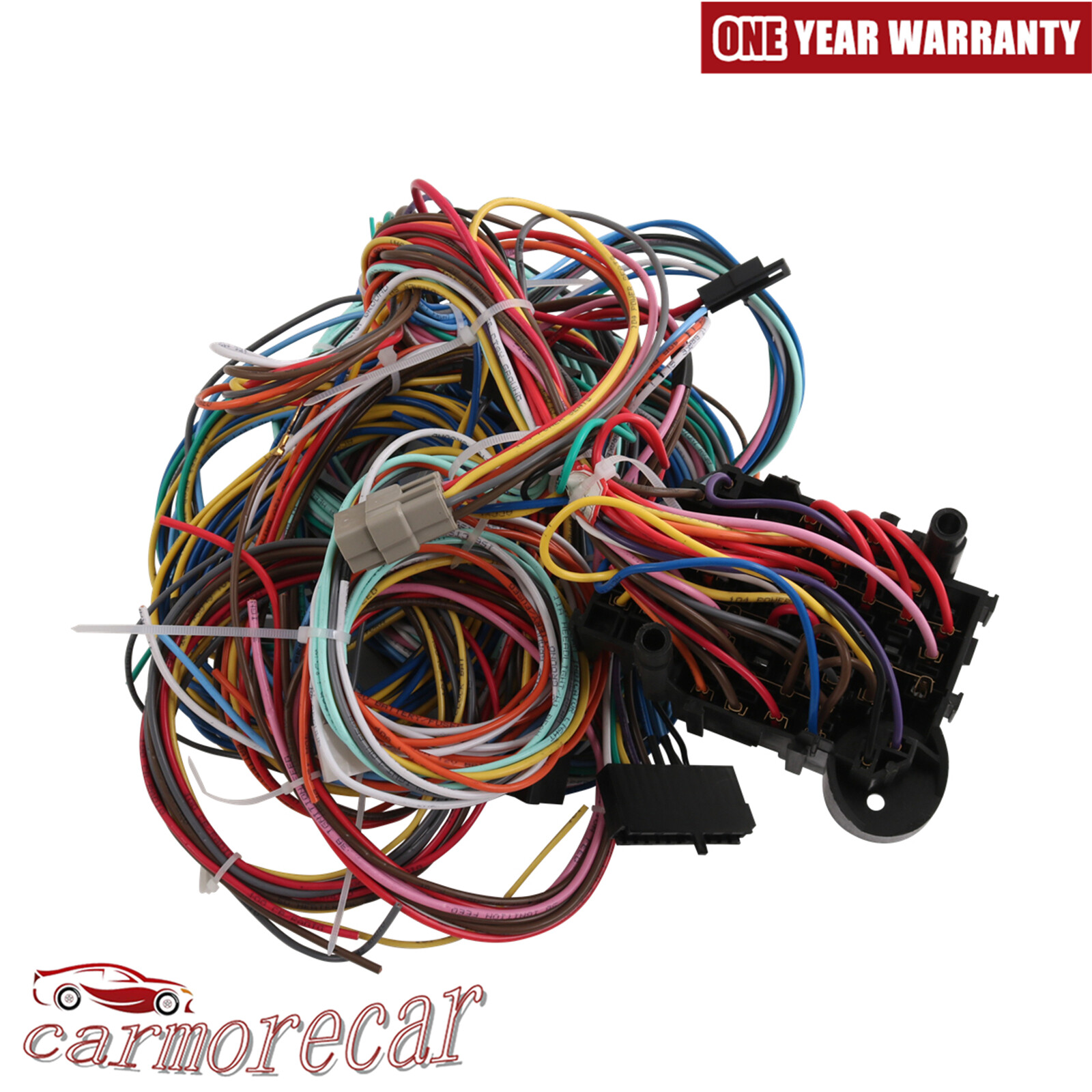 22 Circuit Wiring Harness Street Hot Rat Rod Custom Wire Kit XL WIRES ...