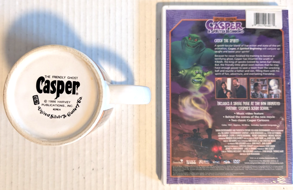 Vintage Casper The Friendly Ghost Mug & Casper: A Spirited Beginning ...