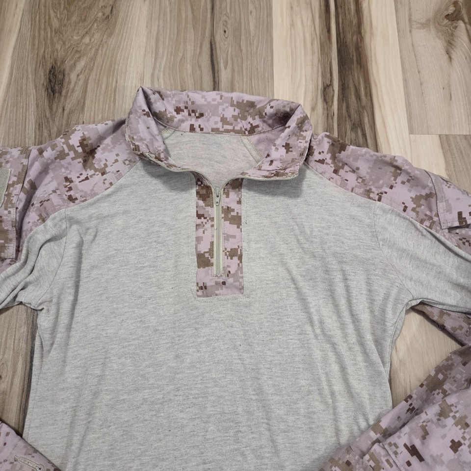 USMC FROG Combat Uniform Ensemble Shirt Desert MARPAT Small Regular | eBay