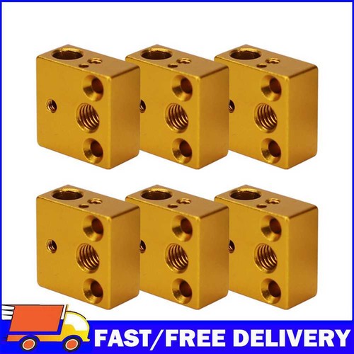 6pcs Heater Block for Makerbot MK7 MK8 Extruder Ender 3 3D Printer ...