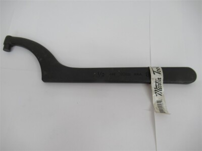Martin Tools 468, 1/2" Pin Spanner Wrench, 6" Capacity, 14" OAL | eBay