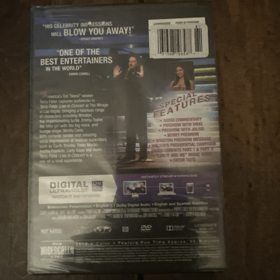 Terry Fator: Live in Concert (DVD, 2013) 31398184478| eBay