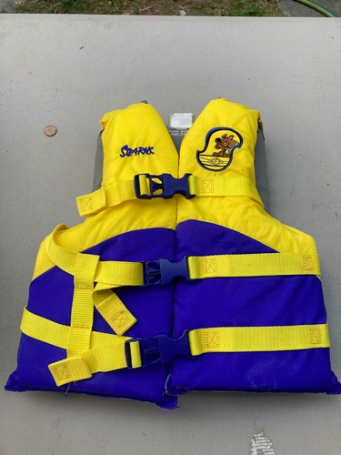 STEARNS YOUTH 26"-29" LIFE VEST FLOTATION AID TYPE III PFD YELLOW ...