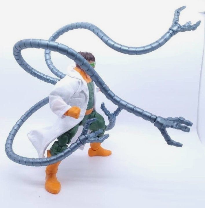 SU-LC-OCK: 1/12 White Wired Lab Coat for Marvel Legends Doc Ock (No ...