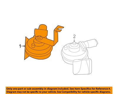 BMW OEM 16-18 320i-Low Note Horn 61337400704 | eBay