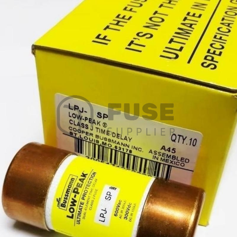 Bussmann Low-Peak LPJ Class J 600Vac/300Vdc Dual Element Time-Delay ...