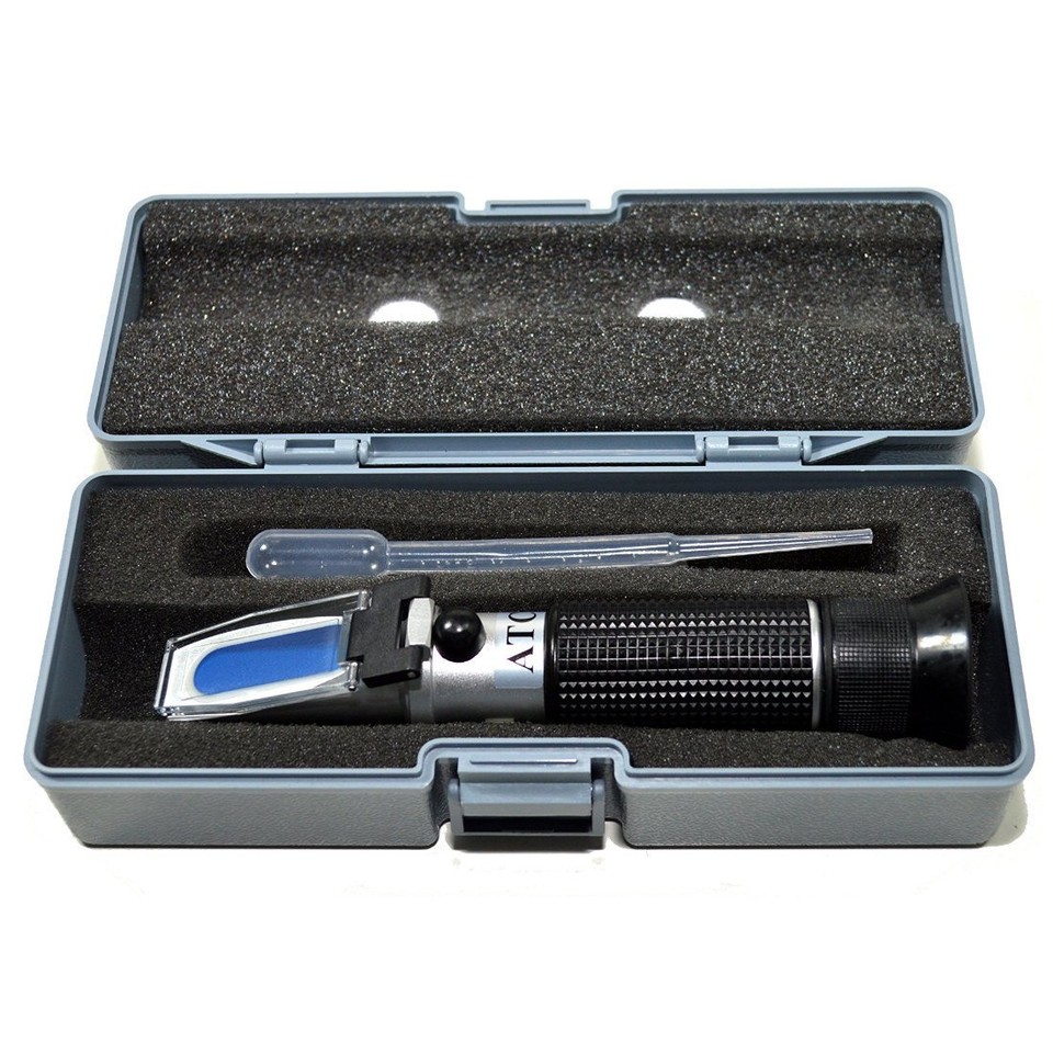 HQRP Sugar Refractometer Brix & Beer Sugar Wine Wort Tester SG 0-32% | eBay