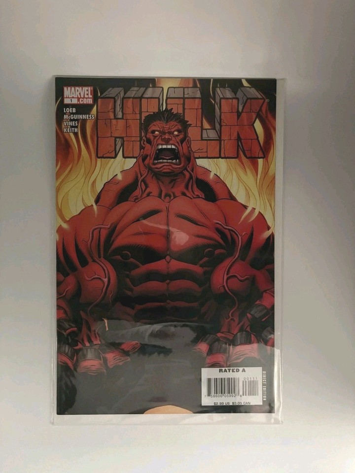 2008 MARVEL COMICS Hulk #1 FIRST Red Hulk Cover Appearance!!! *Read ...