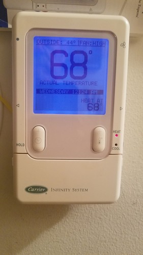 Carrier Infinity SYSTXCCUID01 Programmable Digital Thermostat for sale ...