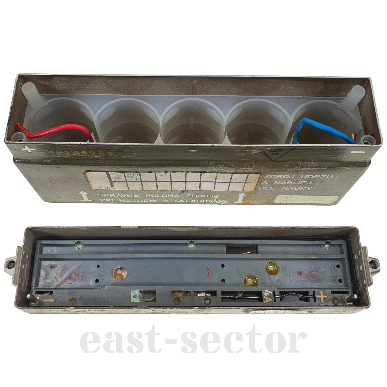 RF10 Battery for Military Manpack Radio RF-10 Receiver Czech Army VARTA ...