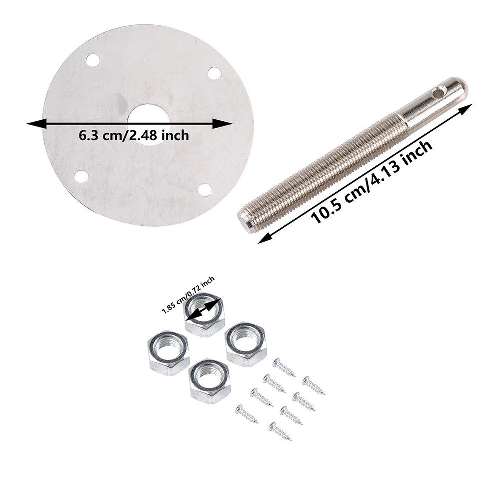 1 Set New Universal Stainless Steel Hood Pins / Bonnet Lock Pin Kit | eBay