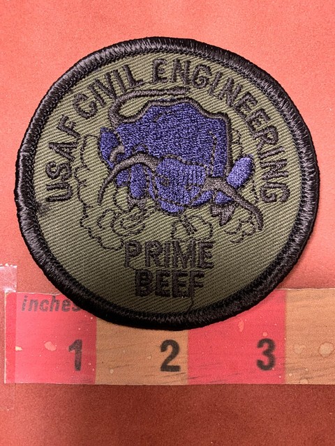 USAF PATCH ~ Civil Engineering PRIME BEEF ~ Air Force Military C651 | eBay