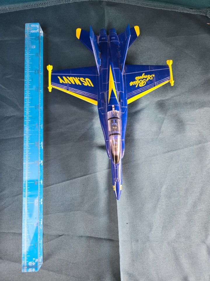 US NAVY Blue Angels Diecast Toy 9" Airplane 328 | eBay