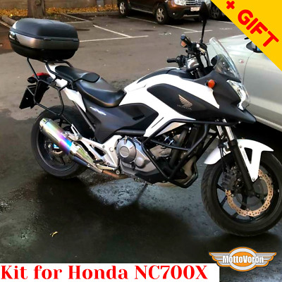 For Honda NC700X Engine guard NC 700 X Luggage rack system NC700XA Kit ...