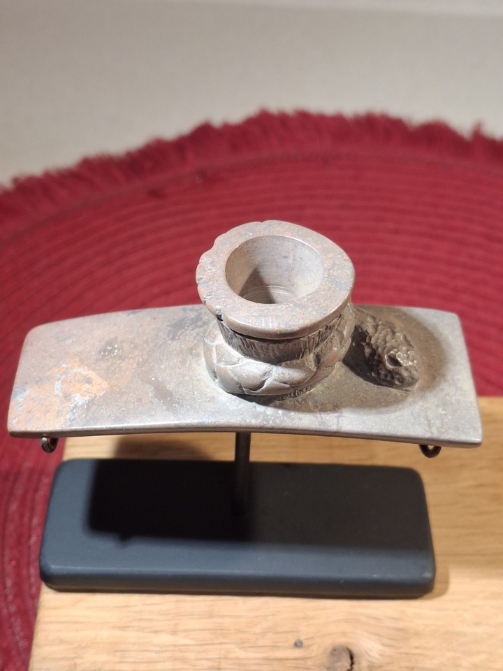 Stunning Hopewell Effigy Rattle Snake Platform Pipe | eBay