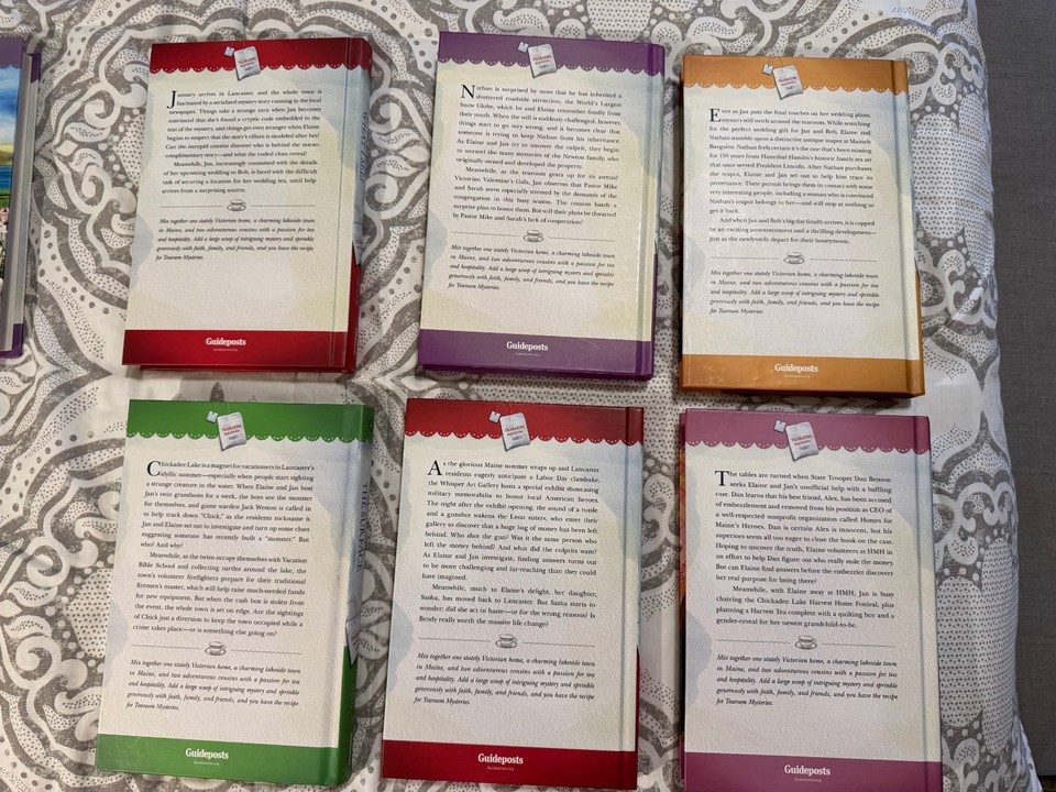 Guideposts Tearoom Mysteries 23 Book Lot, 1-5,7-21,23-25 HC Series ...