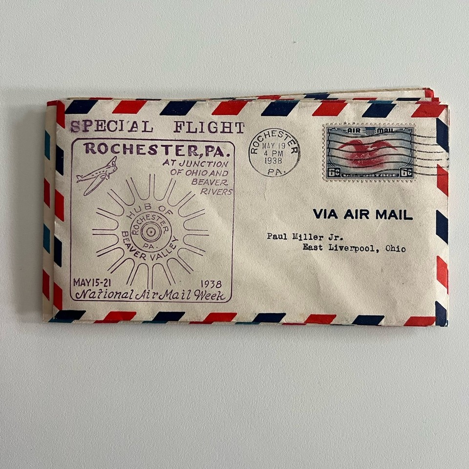 1930s–40s Historic U.S. Air Mail Covers Collection | eBay
