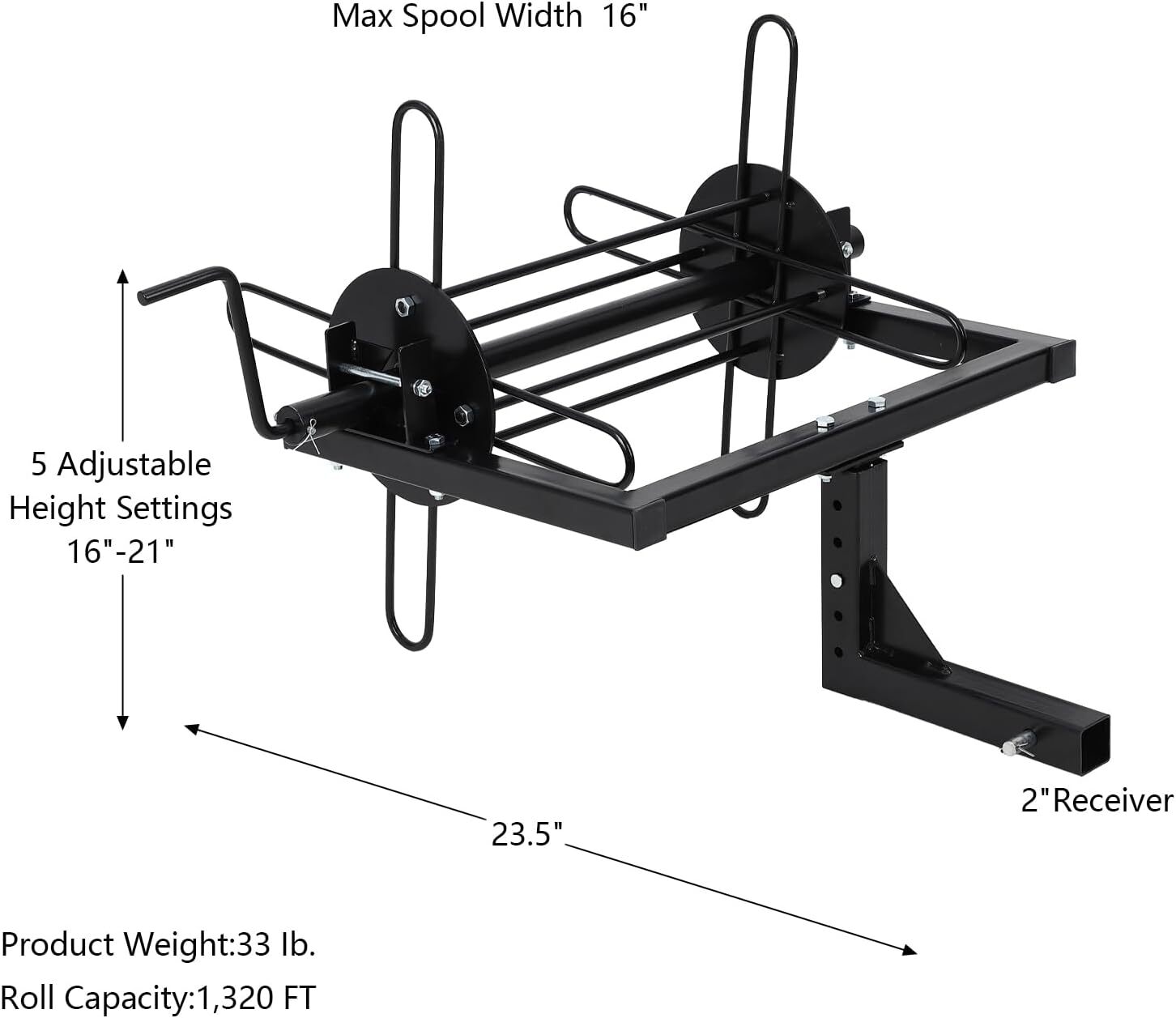 Attachments Barbed Wire Unroller, Bolt-On ATV Adaptor or 2" Receiver ...