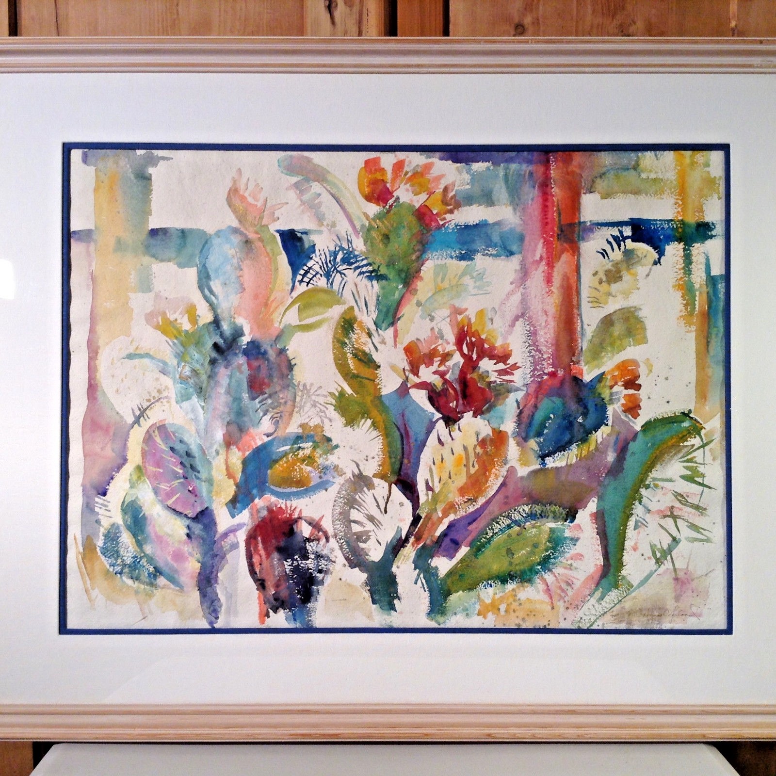 AGNES COPELAND ORIGINAL WATER COLOR PAINTING FRAMED AND SIGNED BY THE ...