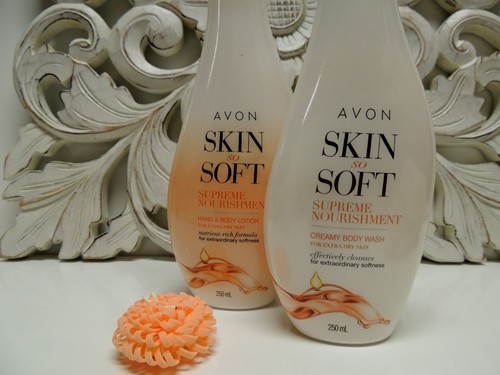 Avon Skin So Soft SSS Supreme Nourishment Body Wash / Hand & Body ...