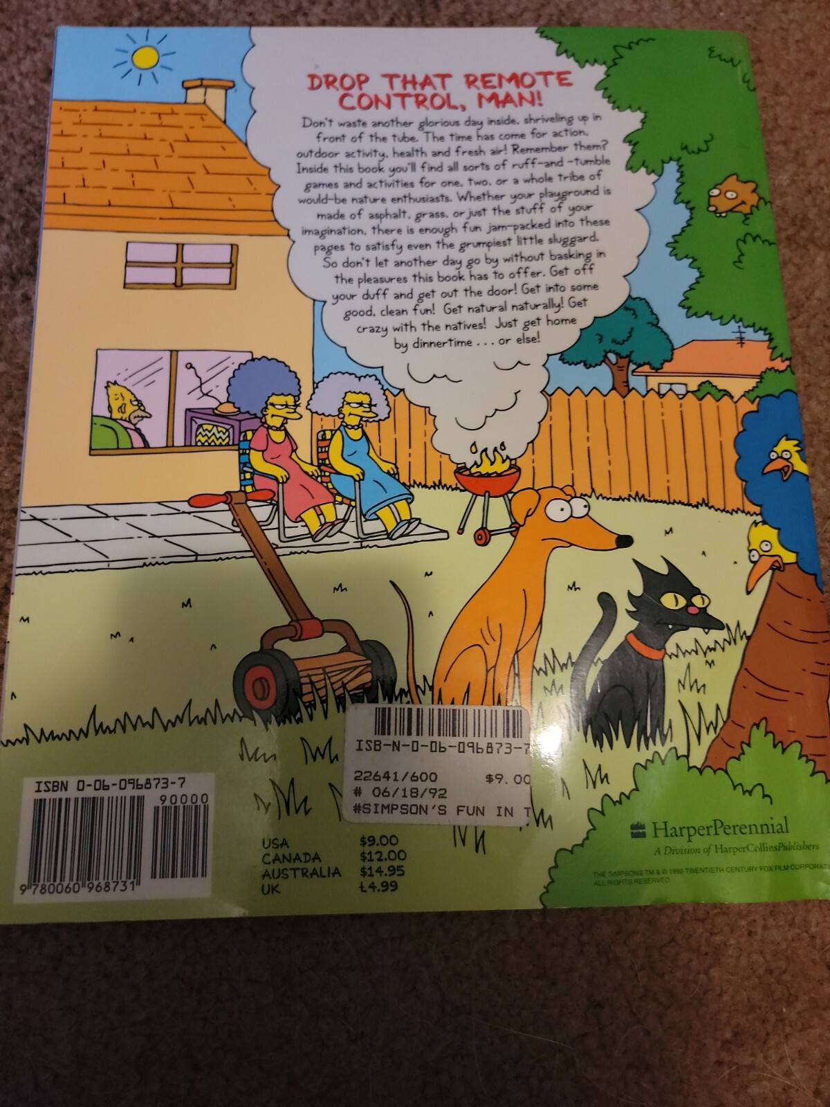 The Simpsons Ser.: Fun in the Sun Book by Matt Groening (1992, Trade ...