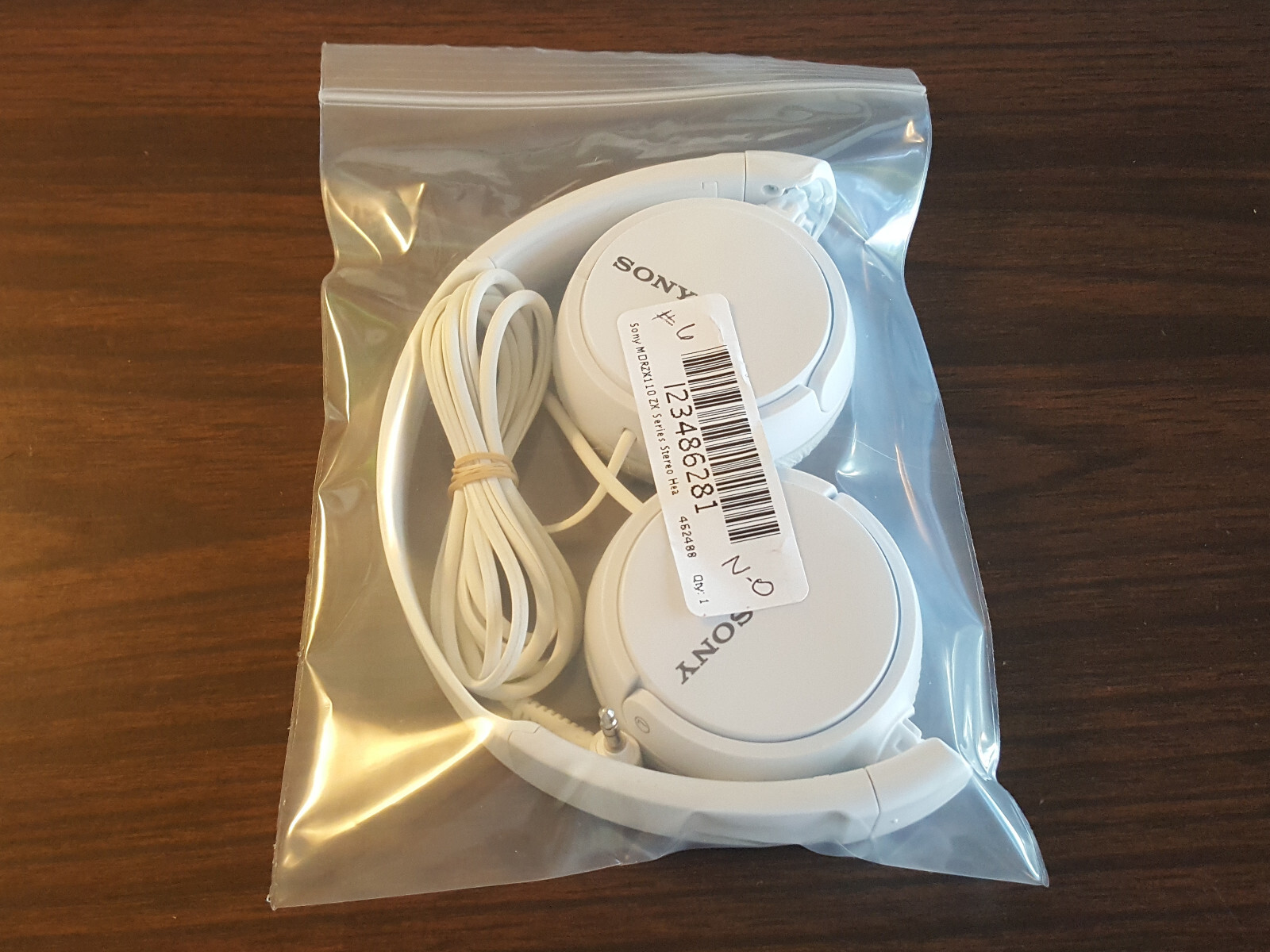 Sony MDR-ZX110 ZX Series Headphones White MDRZX110 Wired Over Ear #6 ...