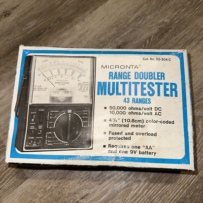 Multimeters - Vintage Micronta Ranges Doubler Multitester