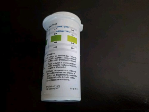 Ecolab 53002284 Sink/Surface Sanitizer Test Strip - 100 / JR for sale ...