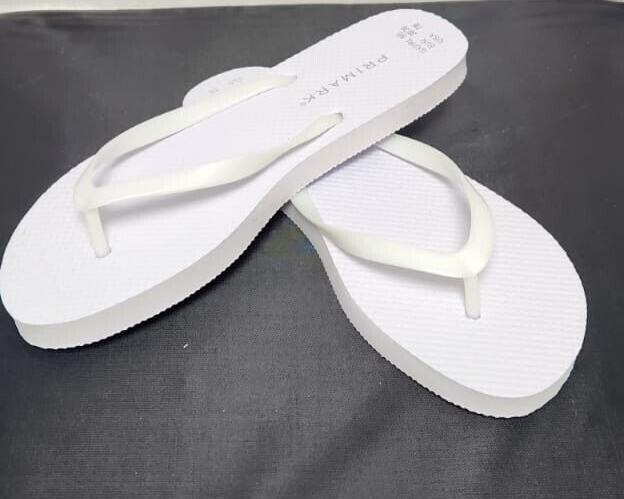 Primark Summer Slipper for Women Plain Black & White Flip Flop Beach ...