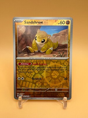 Sandshrew NM 027/165 Scarlet & Violet 151 Pokemon Card | eBay