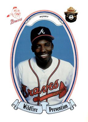 Gerald Perry 1987 Atlanta Braves Smokey #17 Atlanta Braves | eBay