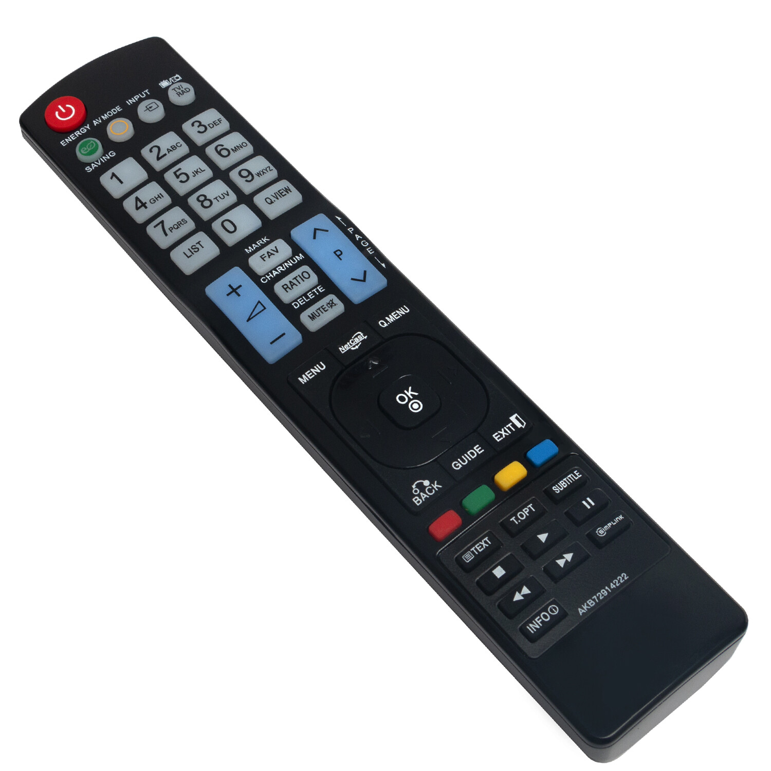 AKB72914222 Remote Control Replaced for LG TV 32LE5510 42LD560 52LD560 ...