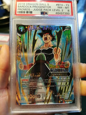 2018 DBS Bardock/progenitor Promo Judge Level 2 BT4-73 Psa 8 Mint ...