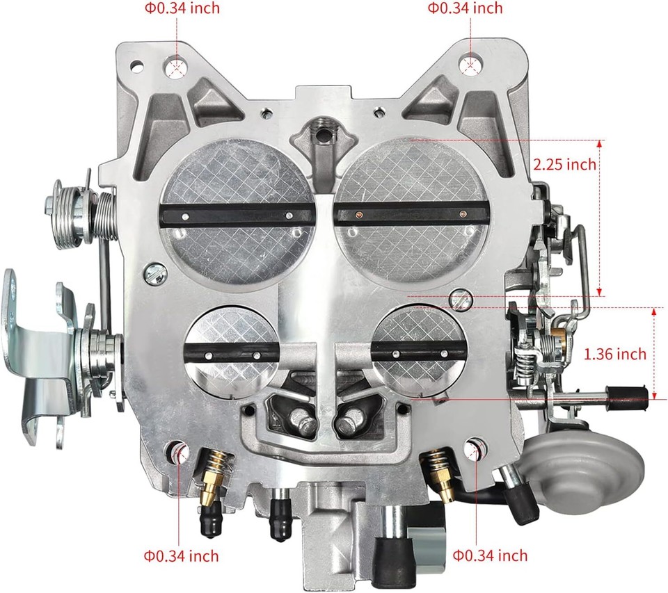 For Rochester Quadrajet Carburetor Chevy 327 350 427 454 750 CFM 4 ...