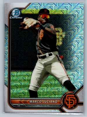 Marco Luciano 2022 Bowman Baseball Chrome Prospects Mojo #BCP-7 SF ...