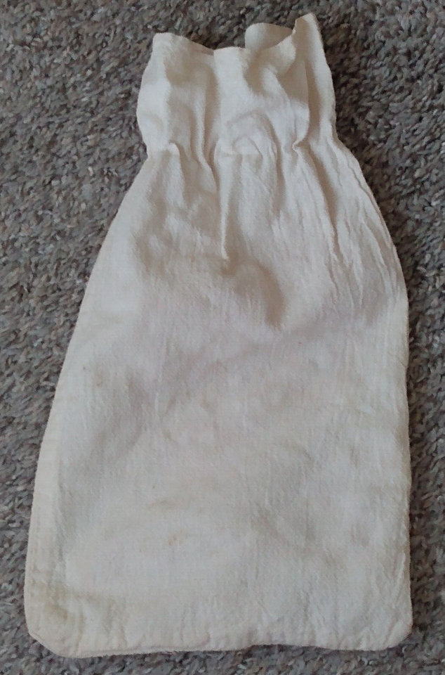 Vtg Plant Hart's Seeds Small Cloth Bag Sack 8" x14" Heart Wethersfield ...