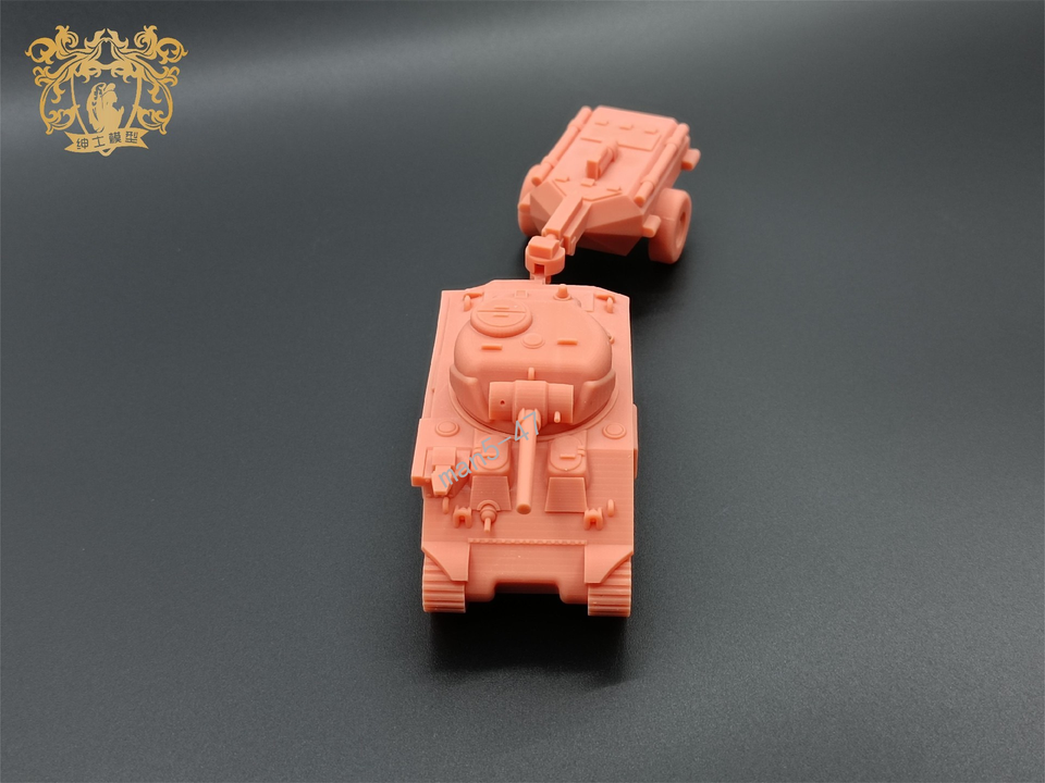3D Printed 1/72/100/144 American M4 Sherman Spitfire tank Model ...