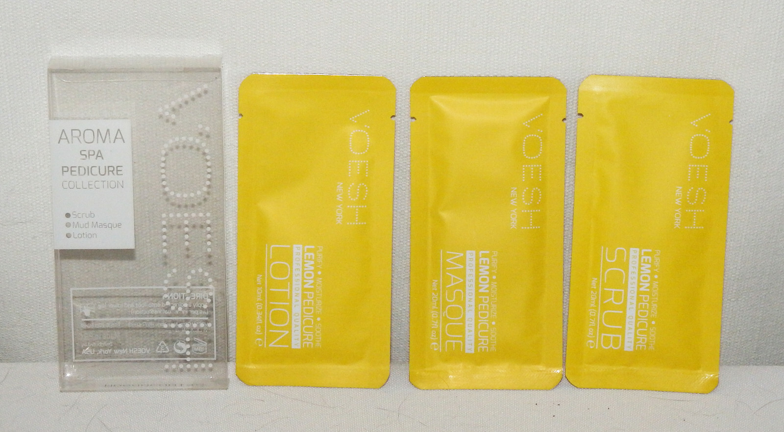Voesh Aroma Spa Pedicure Collection Lemon 3-in-1 Set ~ New | eBay