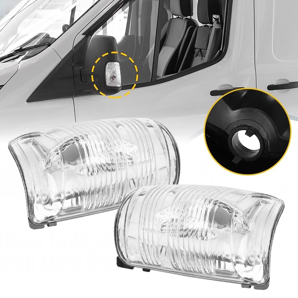 For FORD 15-21 TRANSIT 250 150 350 HD Side Mirror Turn Signal Light ...