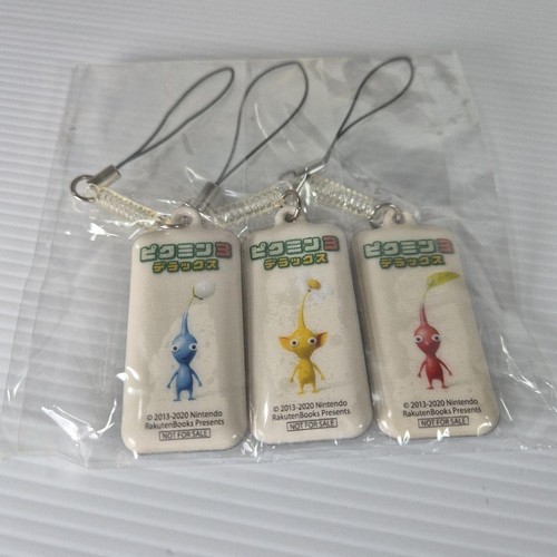 Pikmin Acrylic Keychain Set of 3 Blue Yellow Red Characters 5cm New | eBay