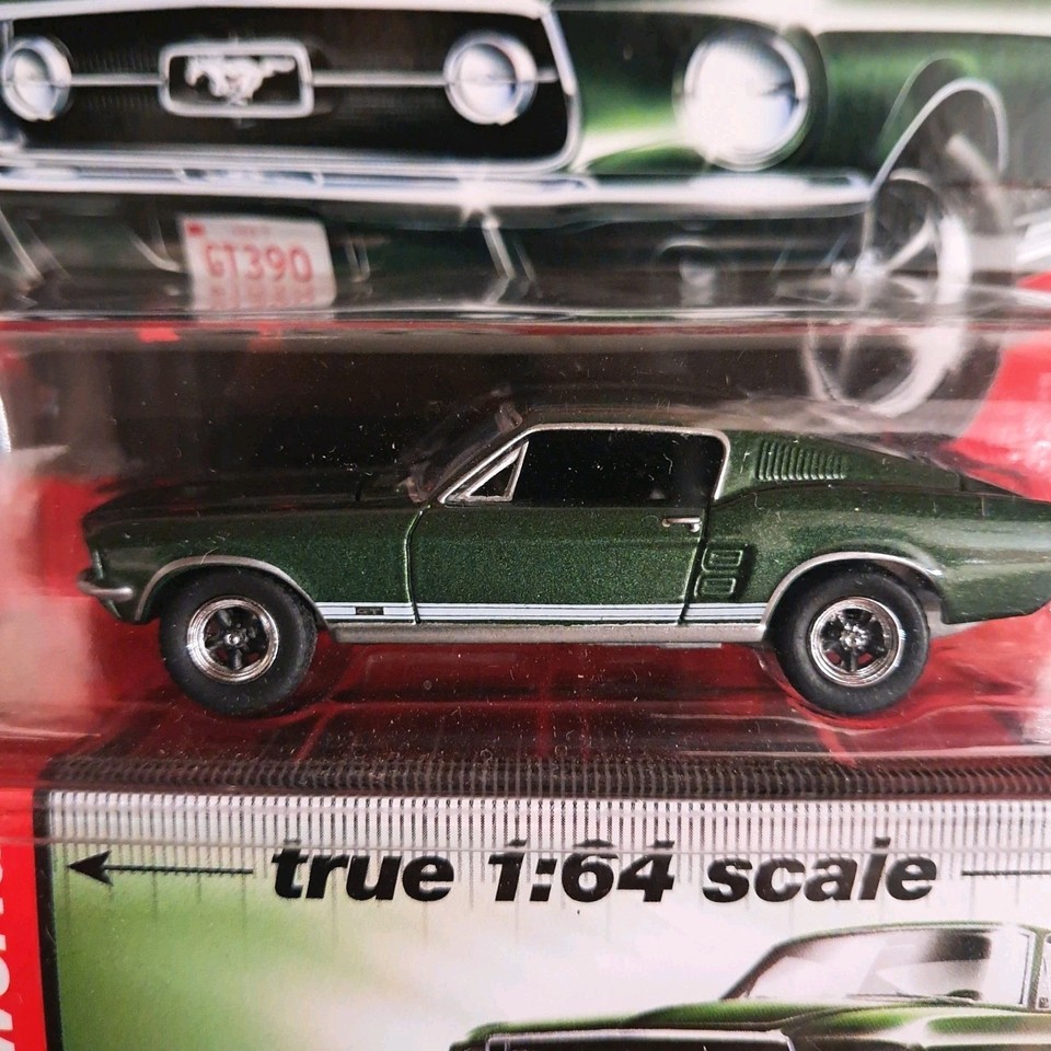 (2) 2013 Auto World Vintage Muscle '67 Ford Mustang GT Diecast 1:64 ...