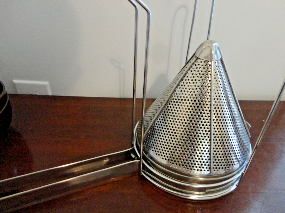 STAINLESS STEEL 1.5 MM FINE MESH STRAIN CONE STRAINER WITHOUT PESTLE | eBay