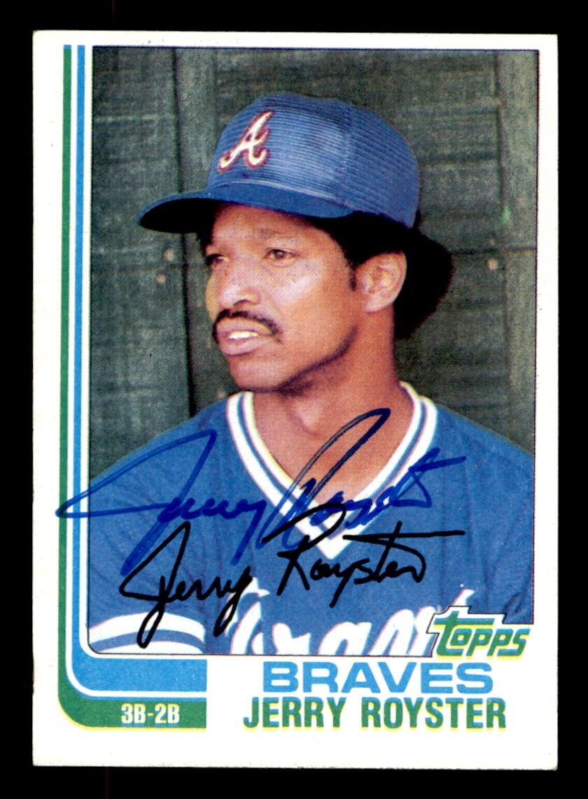 1982 Topps Baseball #608 Jerry Royster Signed Autograph (No COA) | eBay