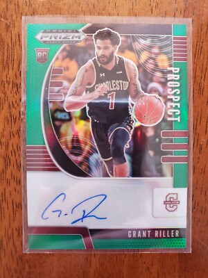 GRANT RILLER 2020-21 PRIZM DRAFT FAST BREAK GREEN AUTO RC ROOKIE | eBay