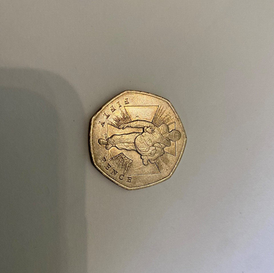 Fifty Pence Coin Wounded Soldier Military VC Rare - 2006 50p | eBay UK
