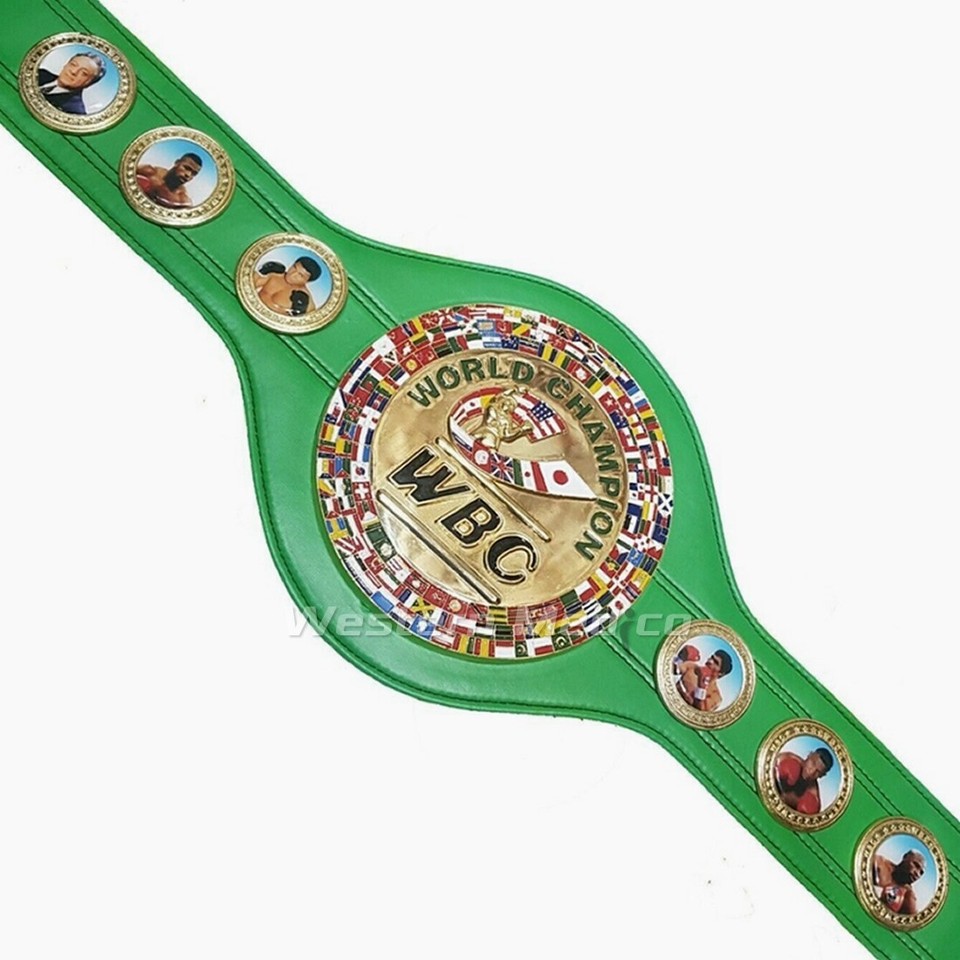 WBC World Boxing Champion Title Belt Replica Flux Leather 3D Design ...
